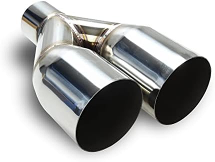 Amazon.com: 2.5 Inch Dual Exhaust Tip, 2.5" Inlet 3.5" Outlet 10.25 ...