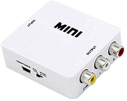 Buy Elevea Mini HDMI2AV UP Scaler 1080P HD Video Converter Media ...