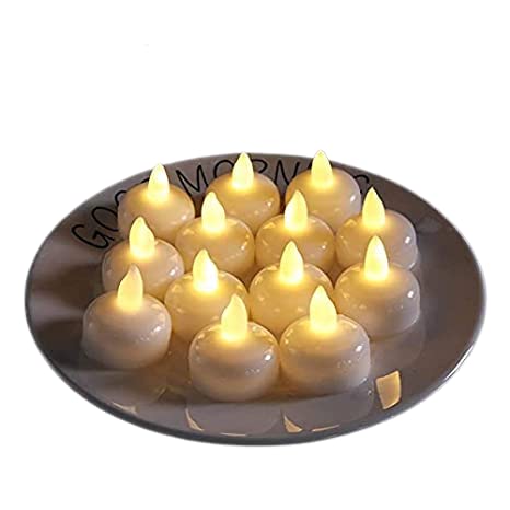 Festive Blessings Flameless Sensor Waterproof Floating Candle Lamp Led ...
