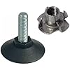 4 x Adjustable Levelling Feet 30mm x M10 with T Nut (8 Pieces) : Amazon ...
