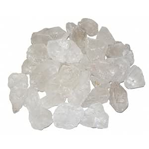 Natural Healing crystal Clear Quartz Raw Rough Stones. Weight : 200 ...