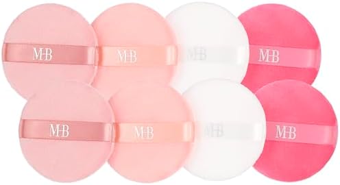 Amazon.com : 6 Pieces Heart Shape Powder Puff, Soft Makeup Puff ...