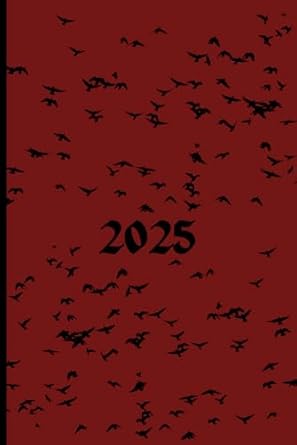 Bats 2025 Week To View Planner With Monthly Calendar and Notes: Weekly ...