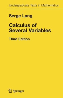 Calculus of Several Variables (Undergraduate Texts in Mathematics ...