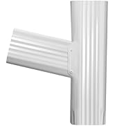 Amazon.com : VYH Downspout Gutter Y Diverter 2x3, Low Gloss White，Y ...