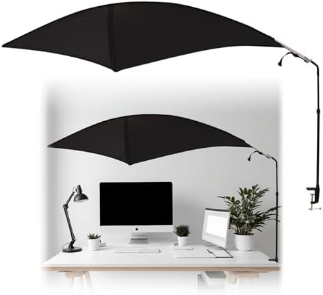 Amazon.com: Cubicle Shade and Desk Canopy, Adjustable Large Office ...