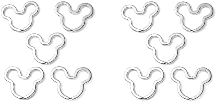 Amazon.com: Key Chain Rings, 25PCS Mouse Shape Keychain, Creative Flat ...