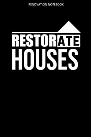 Renovation Notebook: 100 Pages | Dot Grid Interior | House Restoration ...