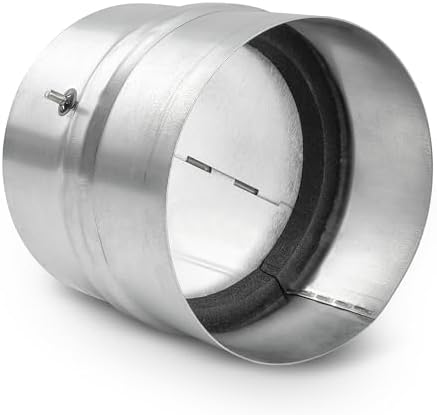 PATIKIL 4 Inch Backdraft Damper, Stainless Steel Flexible Airflow ...