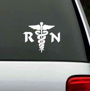 Amazon.com: Registered Nurse RN Decal Vinyl Sticker|Cars Trucks Vans ...