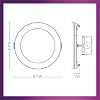 PHILIPS LED 60W Slim 6-inch Canless Downlight 12-Pack Selectable White ...