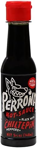 Amazon.com : La Perrona Chiltepin Hot Sauce 5 Ounce Bottle | Red ...