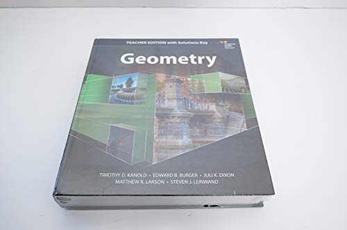 HMH Geometry: Teacher Edition with Solutions 2015: HOUGHTON MIFFLIN ...