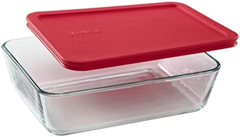 Amazon.com: PYREX Containers Simply Store 6-cup Rectangular Glass Food ...