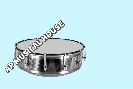 Musical Instruments Taasha with Belt, White In Steel by - AP MUSICAL ...