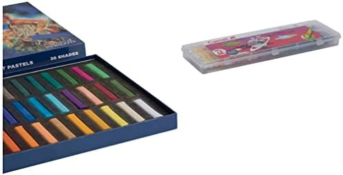 Camel Soft Pastels, 36 Shades (Multicolor) Oil Pastel with Reusable ...