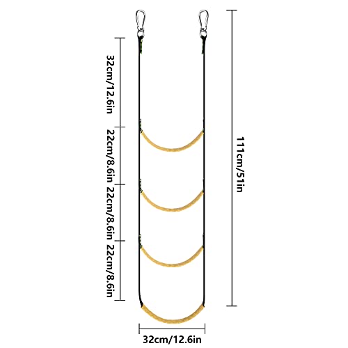 4 Step Boat Rope Ladder,Boat Rope Ladder Extension,Assist Boat Folding ...