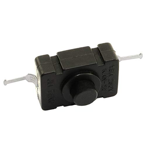 Snapklik.com : RuiLing 10pcs Self-Lock Push Button Switch KAN-28 For ...