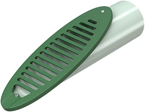 Amazon.com: Mitered Drain 4 in. Green Angled Mitered Drainage Grate ...