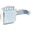 2 Pack Heavy Duty Inside Deadlock - Galvanized Steel Garage Door Side ...
