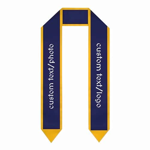 Amazon.com: Personalized Graduation Stole 2025 Custom Congratulations ...