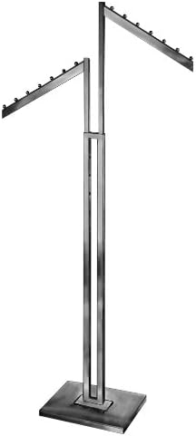 Amazon.com: SSWBasics 4 Way Clothing Rack With 4 Slanted Arms : Home ...