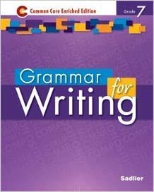 Amazon.com: Grammar for Writing - Common Core Enriched Edition - Grade ...