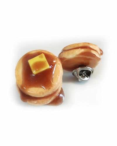 Amazon.com: Pancakes Pin, Realistic Miniature Clay Pancakes, Handmade ...