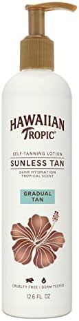 Amazon.com: Hawaiian Tropic Sunless Tan Light/Medium Self-Tanning Foam ...