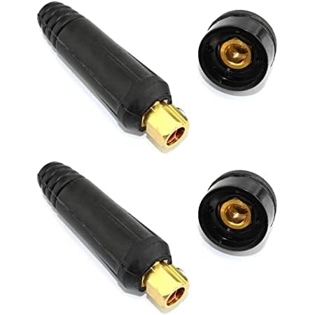 TECHNO TRONICS Welding Cable Connectors (Size : 10-25, Male & Female ...