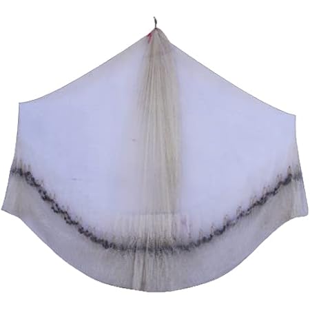 Buy PURKAIT Fishnet Hand Throwing castnet 14mm 3.5kg 10.5ft Height 44ft ...