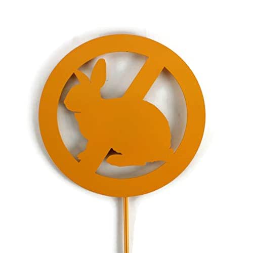 Amazon.com: No Rabbits Allowed Bunny Prevention Rustic or Powder Coated ...