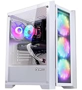 Amazon.com: HOENGAGER Panorama Gaming PC Desktop - AMD Ryzen 5 5600GT 3 ...