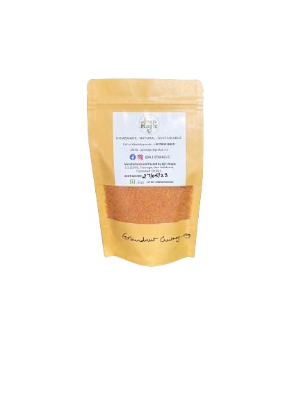 Ajji's Magic Groundnut Karam Podi/Shengdana Chutney - 500 Gm | 100% ...
