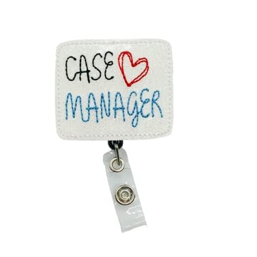 Amazon.com: Case Manager Badge Reel, Retractable Nurse ID Holder ...