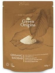 Organic Baobab Powder (Raw) 150g by Green Origins : Amazon.co.uk: Grocery
