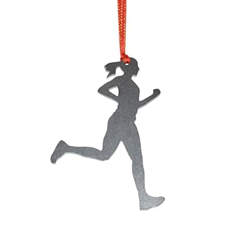 Amazon.com: Girl Runner Metal Ornament : Home & Kitchen