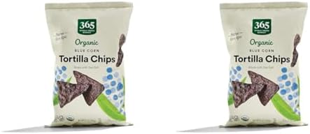 Amazon.com: 365 by Whole Foods Market, Organic Blue Corn Tortilla Chips ...