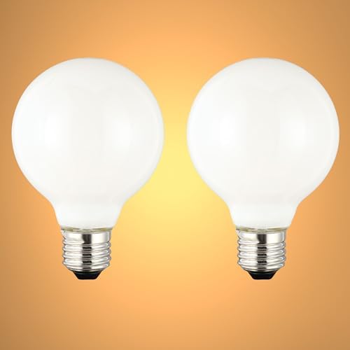 DSLebeen E27 LED Light Bulbs 6W (60W Incandescent Equivalent) G80 ...