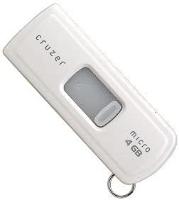Amazon.com: SanDisk Cruzer Micro 4GB USB 2.0 Flash Drive (White ...