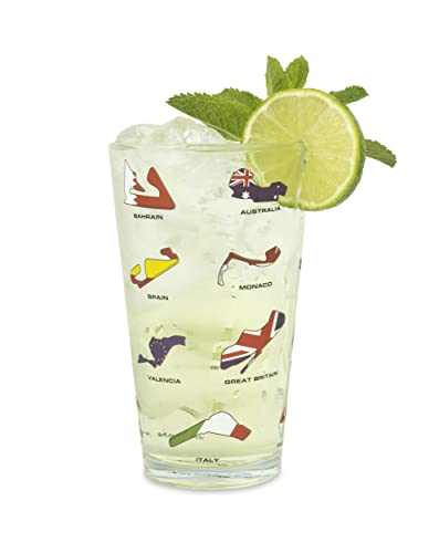 Xpressions 4 U Racing Circuit Tracks Collage F1 GP Drinking High Ball ...