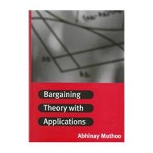 Bargaining Theory with Applications : Buy Online at Best Price in KSA ...