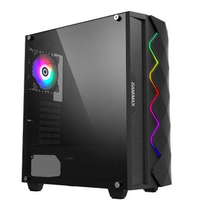 GAMEMAX Gaming Black Diamond Computer Case-3601 : Amazon.in: Computers ...