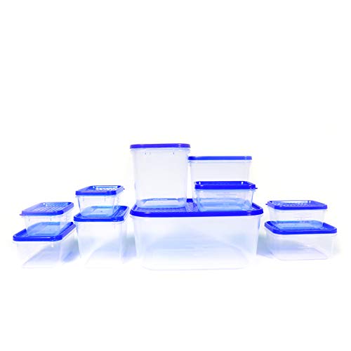 Mahaware Modular Jolly Polka Plastic Container Set, Set of 10 Pieces ...