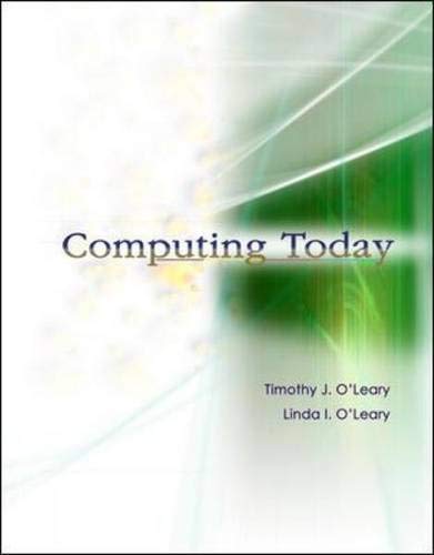 Computing Today w/ Student CD: 9780072943290: Computer Science Books ...
