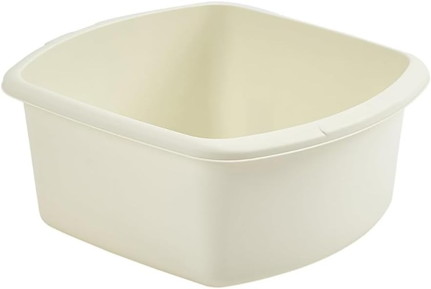 Addis 518084 Small Rectangular Washing Up Bowl, White, 8 ltr : Amazon ...