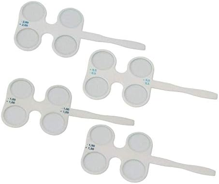 4Pcs Optical Flippers Optometry Plastic Flip Trial Lens Set for Lens ...
