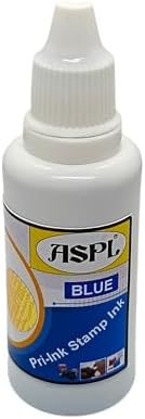ASPL Blue Stamp Ink Refill for Pre-Ink Stamps (30 ML,1 PCS) A1-Super ...