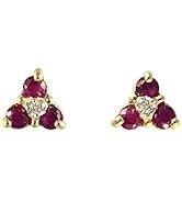 Ivy Gems 9ct Yellow Gold Ruby and Diamond Pendant with 46cm Prince of ...