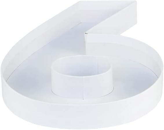 Amazon.com: 8" Small Fillable Cardboard Number Shaped Paper Mache ...